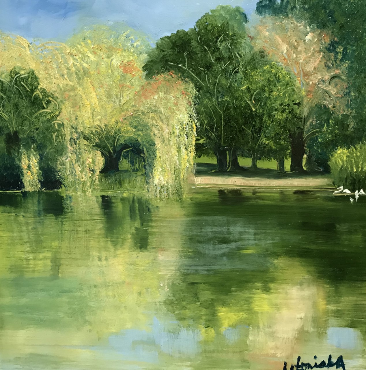 Lovely View Dear, Oil Painting, NOW £90 – artfulness.co.uk